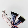 40 Pin 2 Channel 6Bit LED LCD LVDS Screen Cable For 14-18.4 inch ...