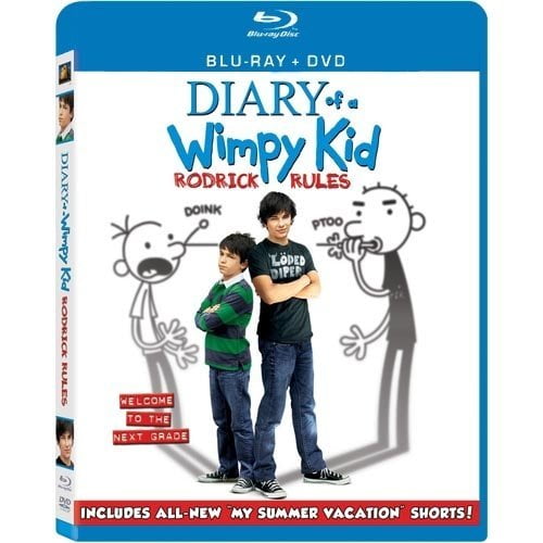Diary Of A Wimpy Kid 2: Rodrick Rules (Blu-ray + Standard DVD + Digital ...