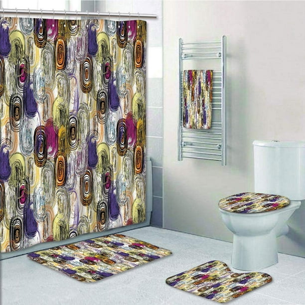 EREHome Abstract Oval Trippy Grunge Murky Geometric Sketch Lines Linked ...