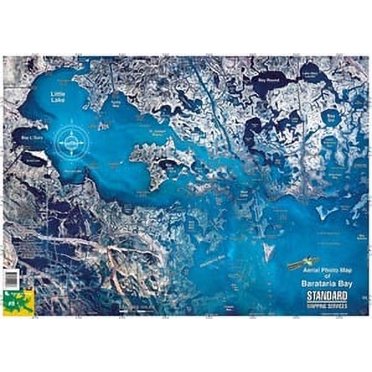 Standard Map M005 Laminated Lafitte/Myrtle Grove Fishing Map - Walmart.com