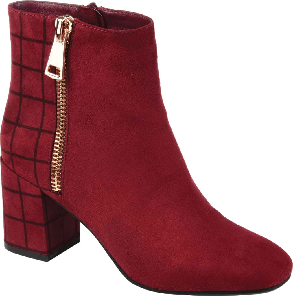 Journee Collection Womens Sarah Mixed Media Booties Ankle Boots ...