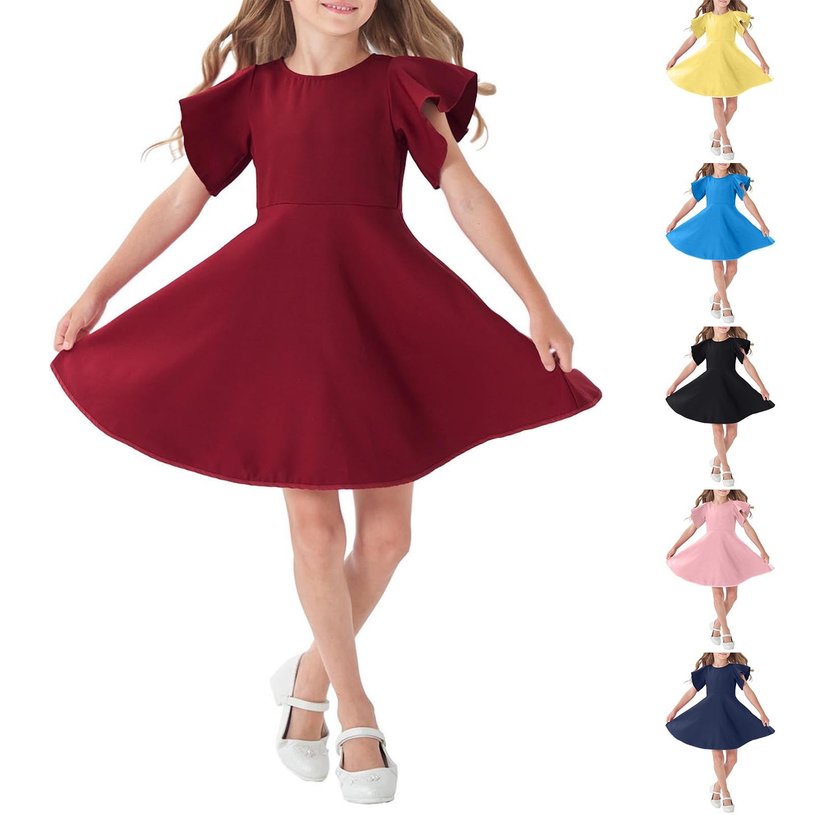 Click here for Sentmoon Girls Dresses Size 6 Delightful Round Nec... prices