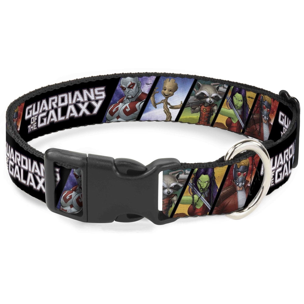 Marvel Comics Pet Collar, Dog Collar Plastic Buckle, Guardians of the ...