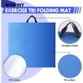 6ft x 2ft Folding Gymnastics Mat, 2-Inch Thick High Density Foam Non ...