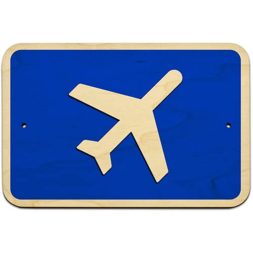 Airplane Airport Sign - Walmart.com