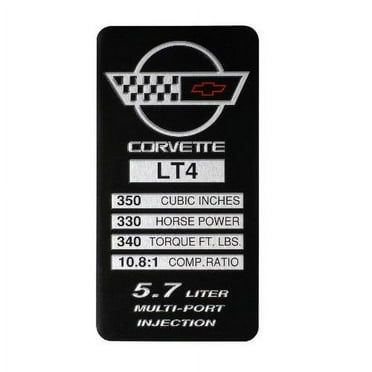 C3 CORVETTE 75-79 L-82 HOOD EMBLEMS OFFICIAL GM RESTORATION EMBLEM BOTH ...