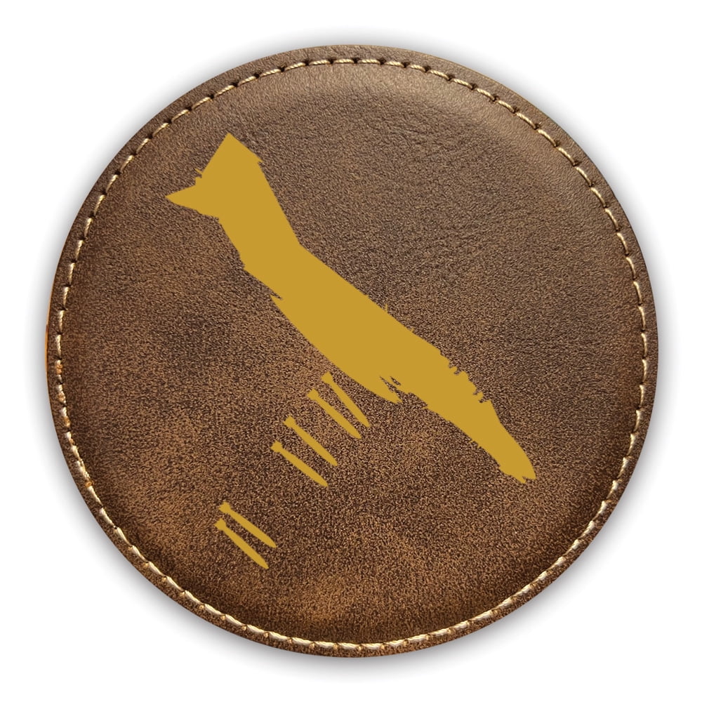 F-4 Phantom Dropping Bombs Coaster Laser Engraved Leatherette - Round ...