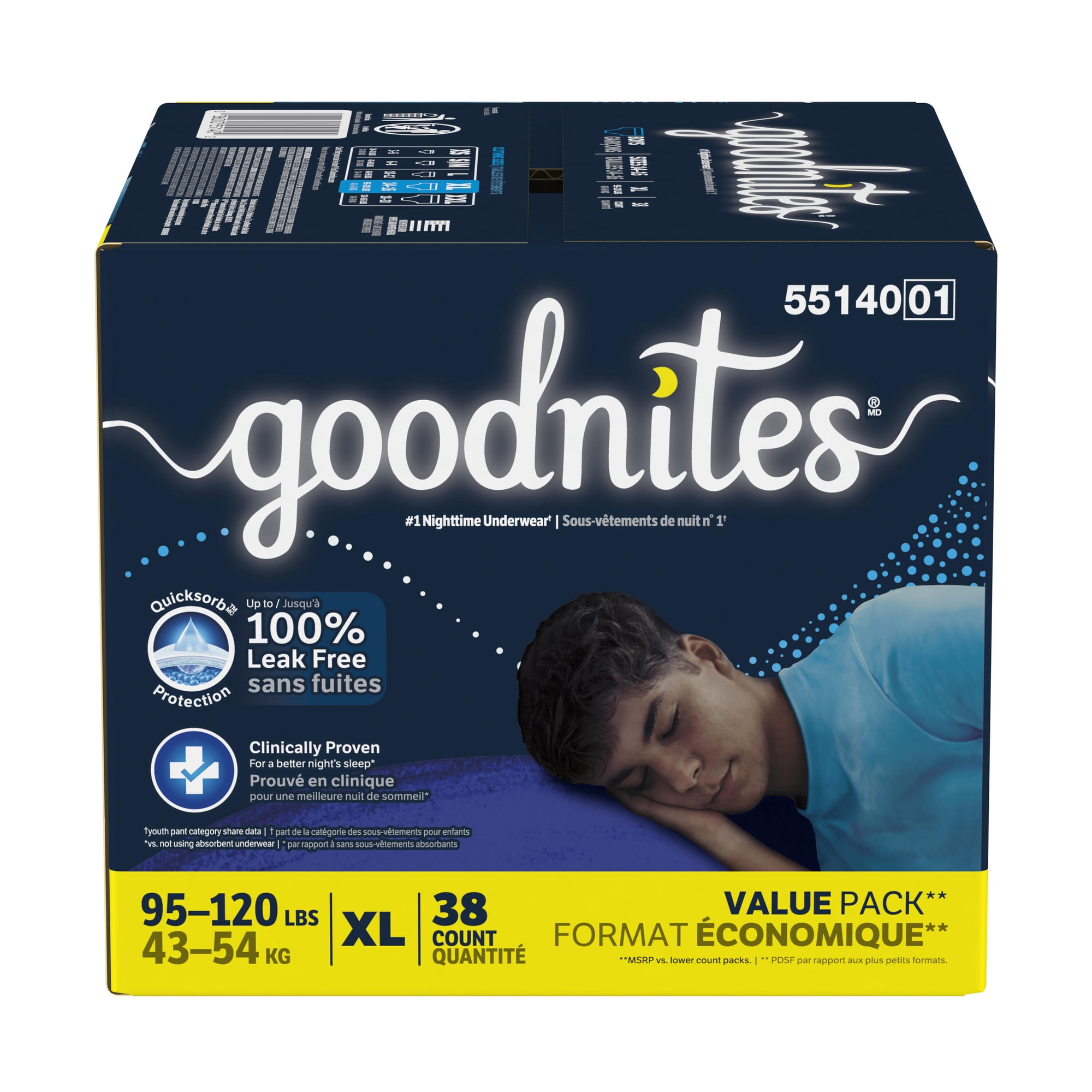 Click here for Goodnites Boys Nighttime Bedwetting Underwear  Siz... prices