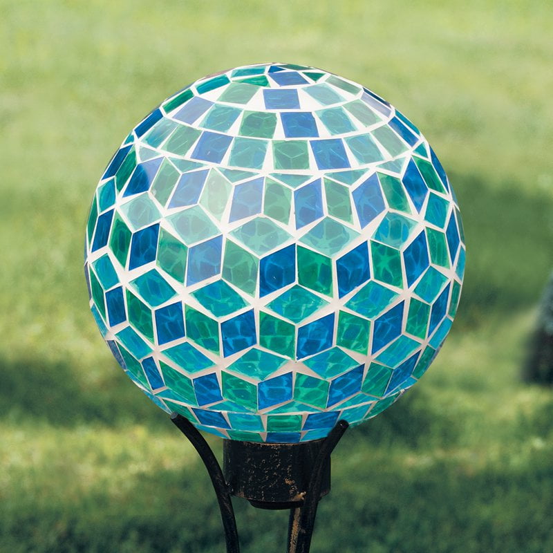 Carson 10 in. Mosaic Gazing Ball - Walmart.com