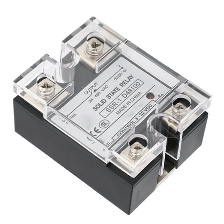 SSR Module, DC To AC Solid State Relay 24-480VAC Easy Installation For ...