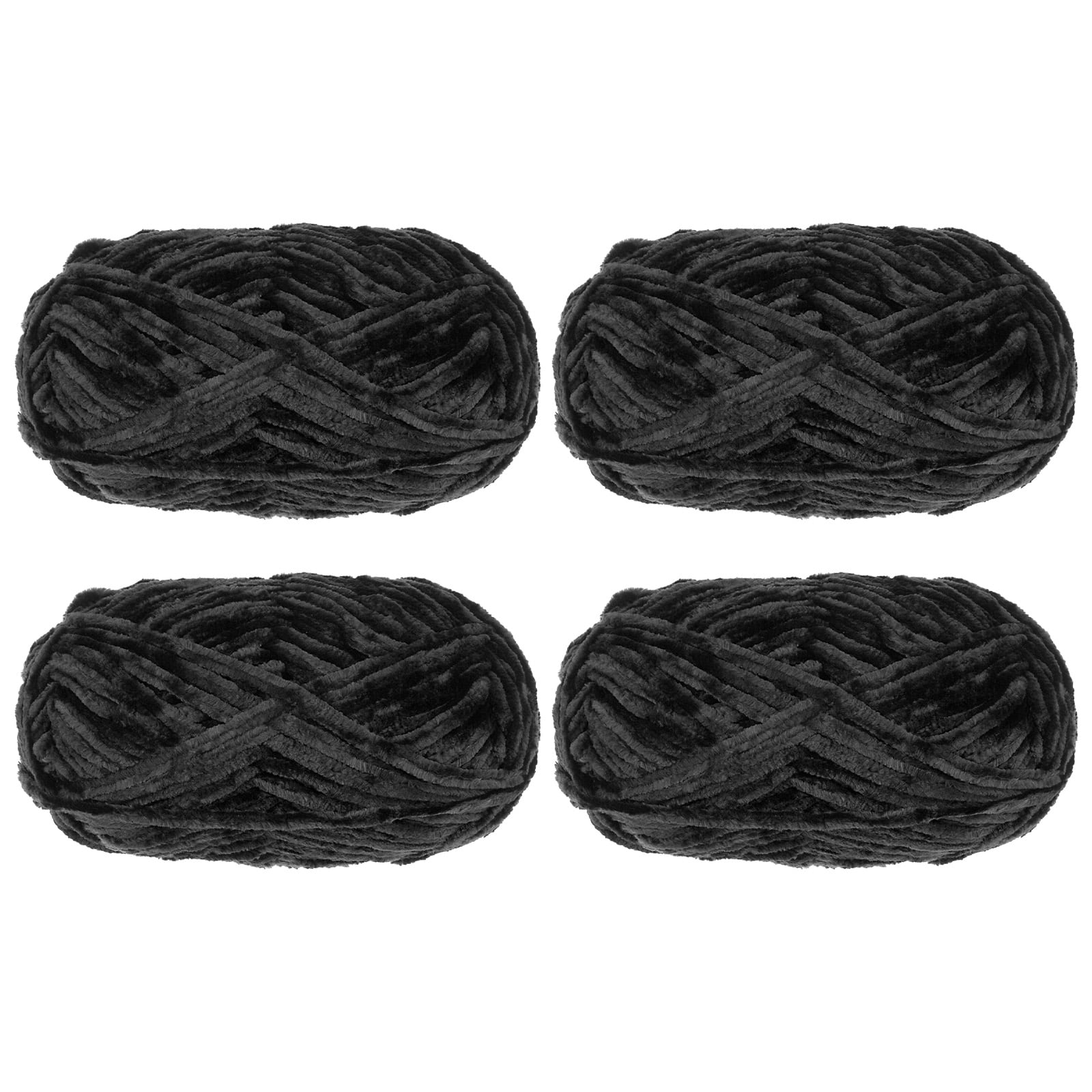 Click here for Unique Bargains Velvet Polyester Black Chenille Ya... prices