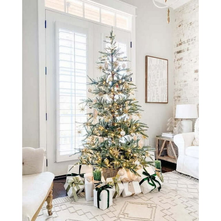 Noble Fir Christmas Tree Decorated