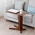 Maydear Bamboo Chair Sofa Side Table, Laptop Desk Coffee Side Table for ...