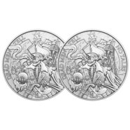 Silvertowne 1 Troy oz Alexander the Great .999 Fine Silver Round, USA ...