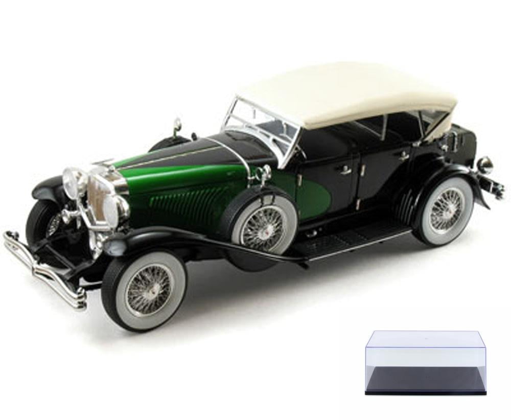 Diecast Car w/Display Case - 1934 Duesenberg, Black - Signature Models ...