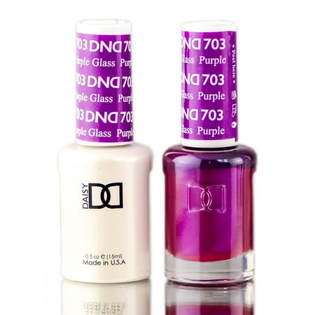 Glass Purple (703) , Daisy DND Purples Soak Off GEL POLISH DUO, All In ...