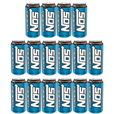 NOS High Performance Energy Drink with Mango, 16 fl oz - Pack of 24 ...