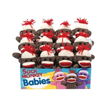 Pennington Bear Company The Original Sock Monkey, Hand-Knit, Plush ...