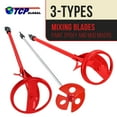 TCP Global 3-Set Paint, Epoxy Resin, Mud & Cement Mixer Blades ...