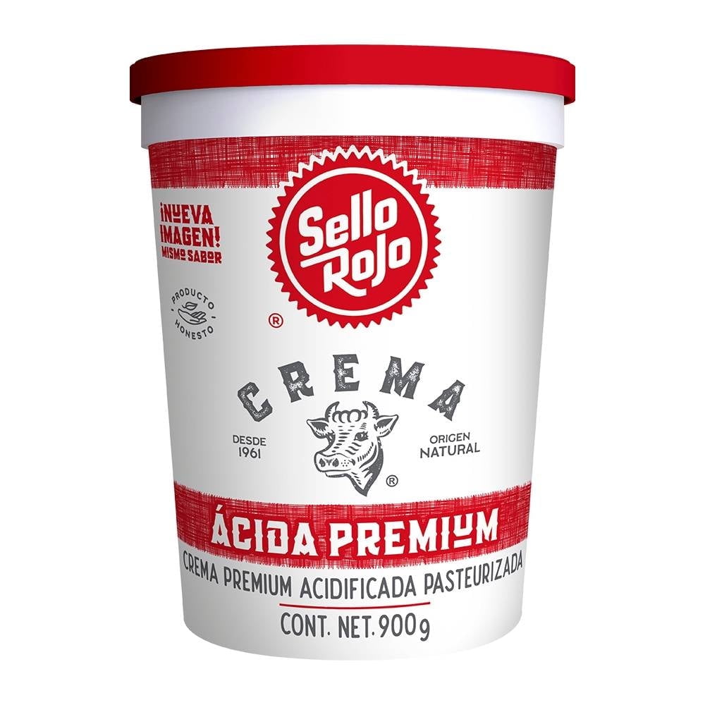 Crema ácida Sello Rojo 900 g | Walmart en línea