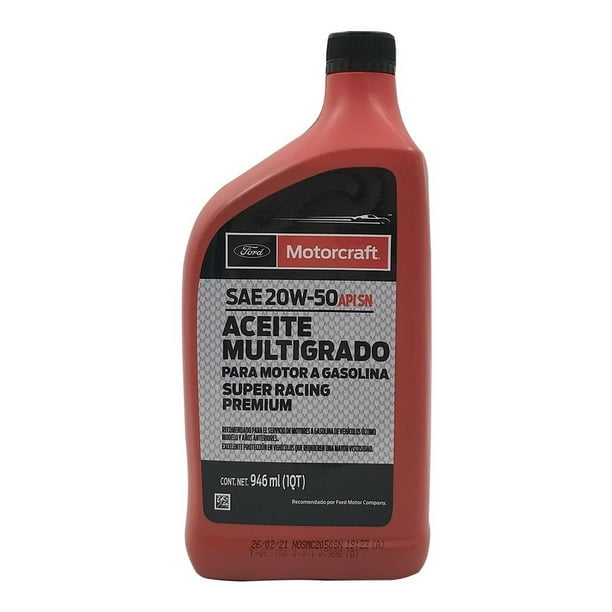 Aceite de Motor 20w50 MOTORCRAFT Super Racing Multigrado | Walmart en línea