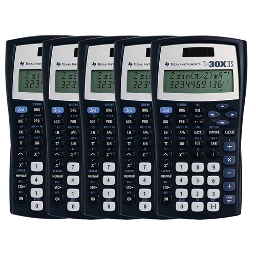 Texas Instruments TI30XIIS (5-Pack) Texas Instruments TI30XIIS Dual ...