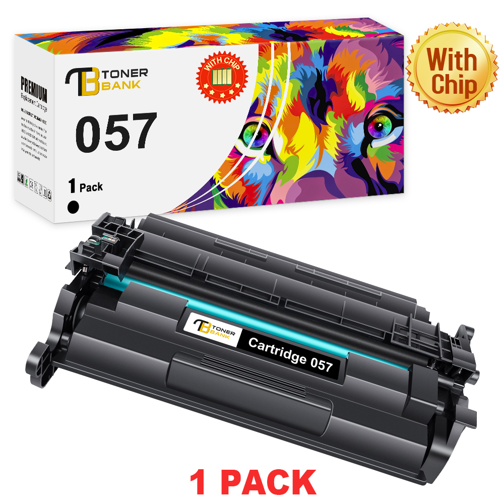 Toner Bank Compatible Toner Cartridge Replacement WITH CHIP for Canon ...