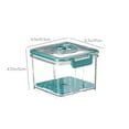 C Vacuum Sealed Food Storage Container With Timer Lock Transparent ...