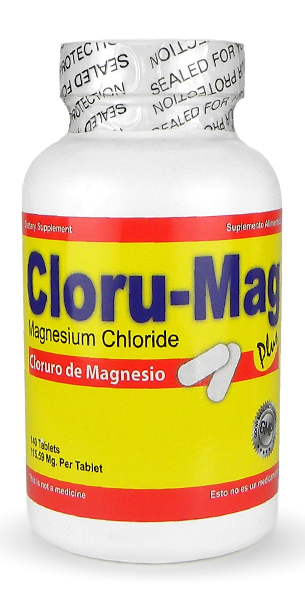 Cloru-Mag Plus, Magnesium Chloride Dietary Supplement, 140 tablets ...