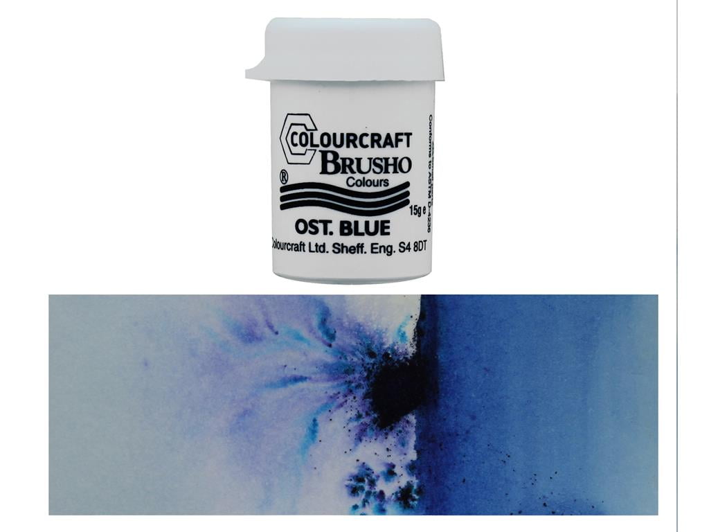 Brusho Crystal Colour 15g-Ost. Blue - Walmart.com