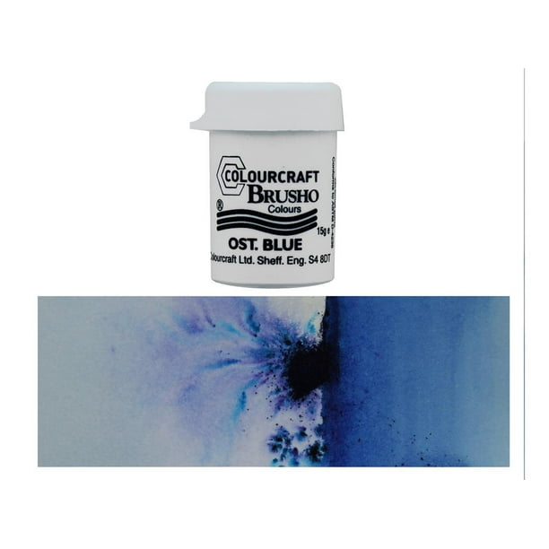 Brusho Crystal Colour 15g-Ost. Blue - Walmart.com