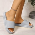 Cloud Slides for Women and Men Platform House Slippers Nonslip Quick ...