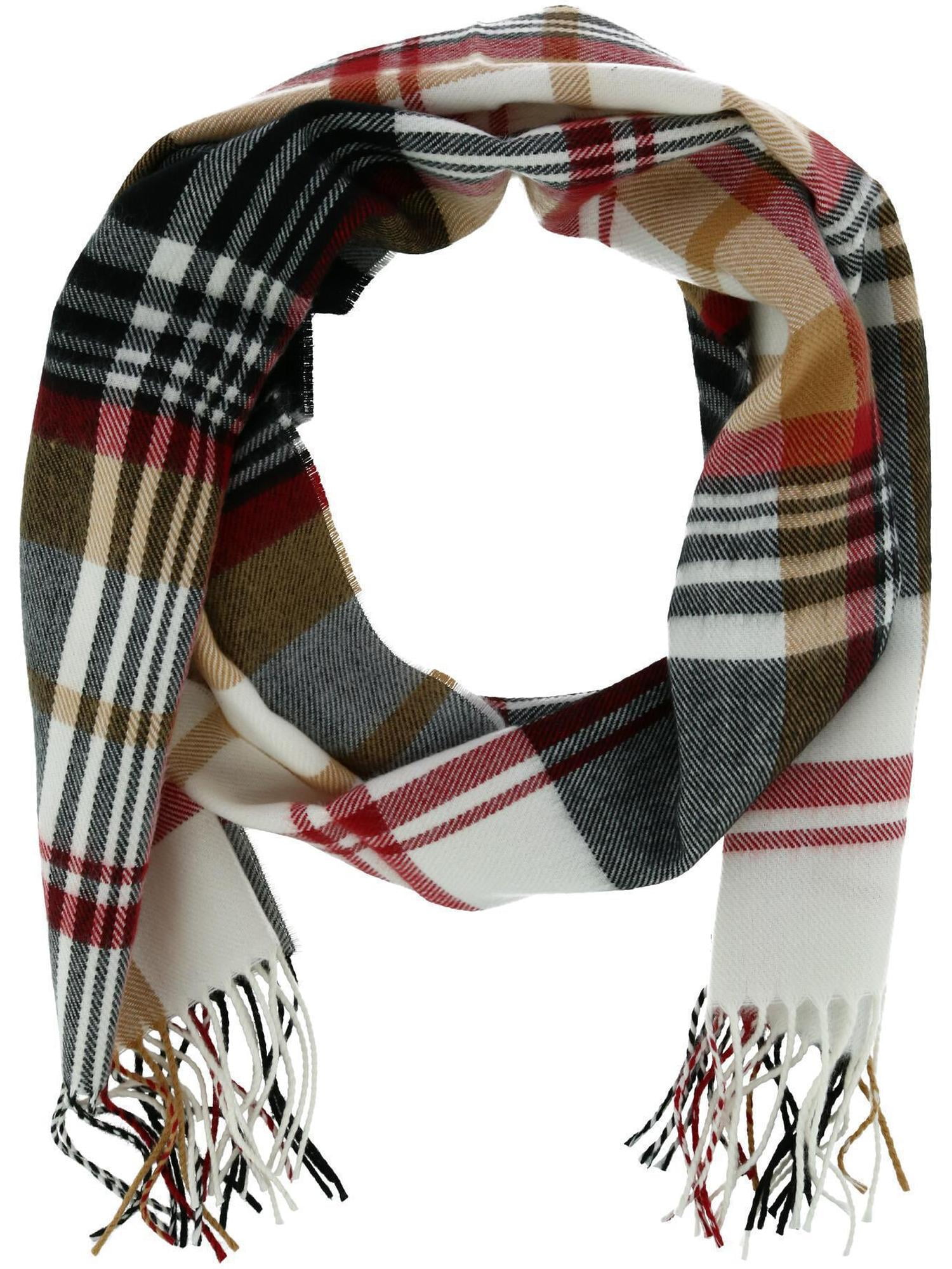 David & Young Soft Plaid Winter Scarf - Walmart.com