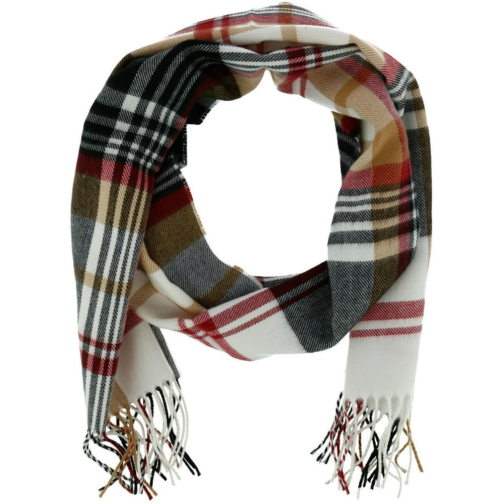 David and Young - David & Young Soft Plaid Winter Scarf - Walmart.com ...