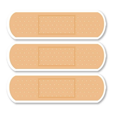 5in x 5in Circular Bandaid Sticker Funny Vinyl Car Truck Decal Stickers ...