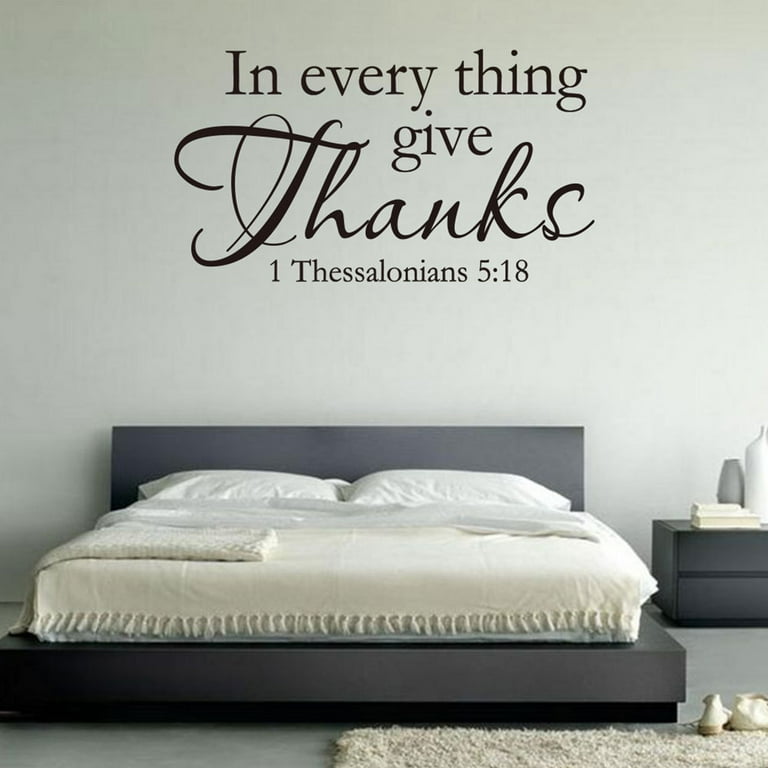 In Everything Give Thanks Wall Decal