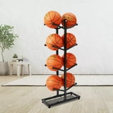Flkoendmall 4 Layer Sports Display Storage Shelf, Iron Basketball ...