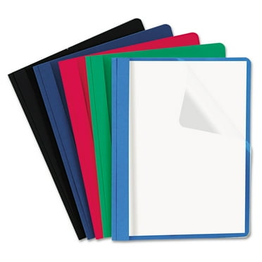 C-Line Report Covers with Binding Bars, Vinyl, Clear, 1/8" Capacity, 50 ...