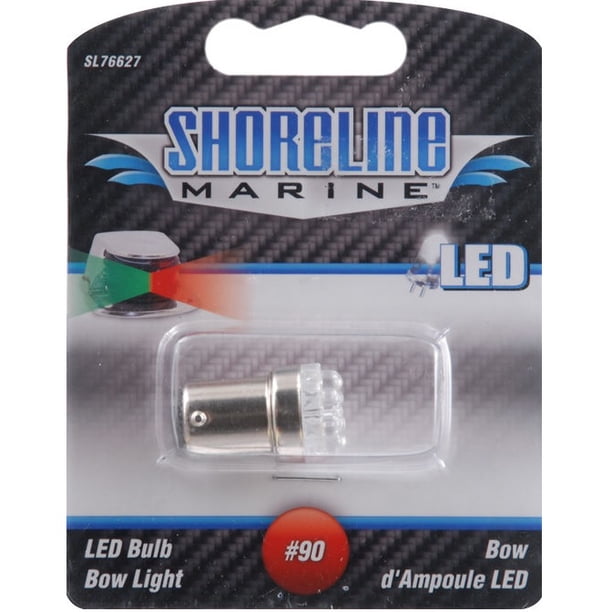 Shoreline Marine SL76627 LED Replacement #90 Bulb (Fits All Bow Lights ...