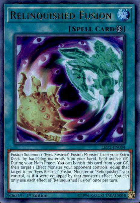 YuGiOh Legendary Duelists: Ancient Millennium Ultra Rare Relinquished ...