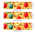 3 pcs Citrus Pop Pattern Cake Strips Edible birthday cake strips, cake ...