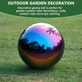 XIBUFE 2026 New Rainbow Gazing Globe Mirror Ball: Polished Stainless ...