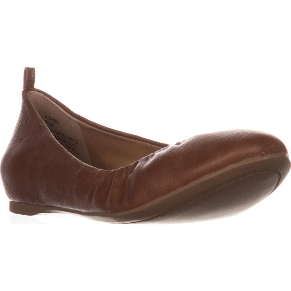 Womens SC35 Vinniee Stretch Ballet Flats, Cognac - Walmart.com