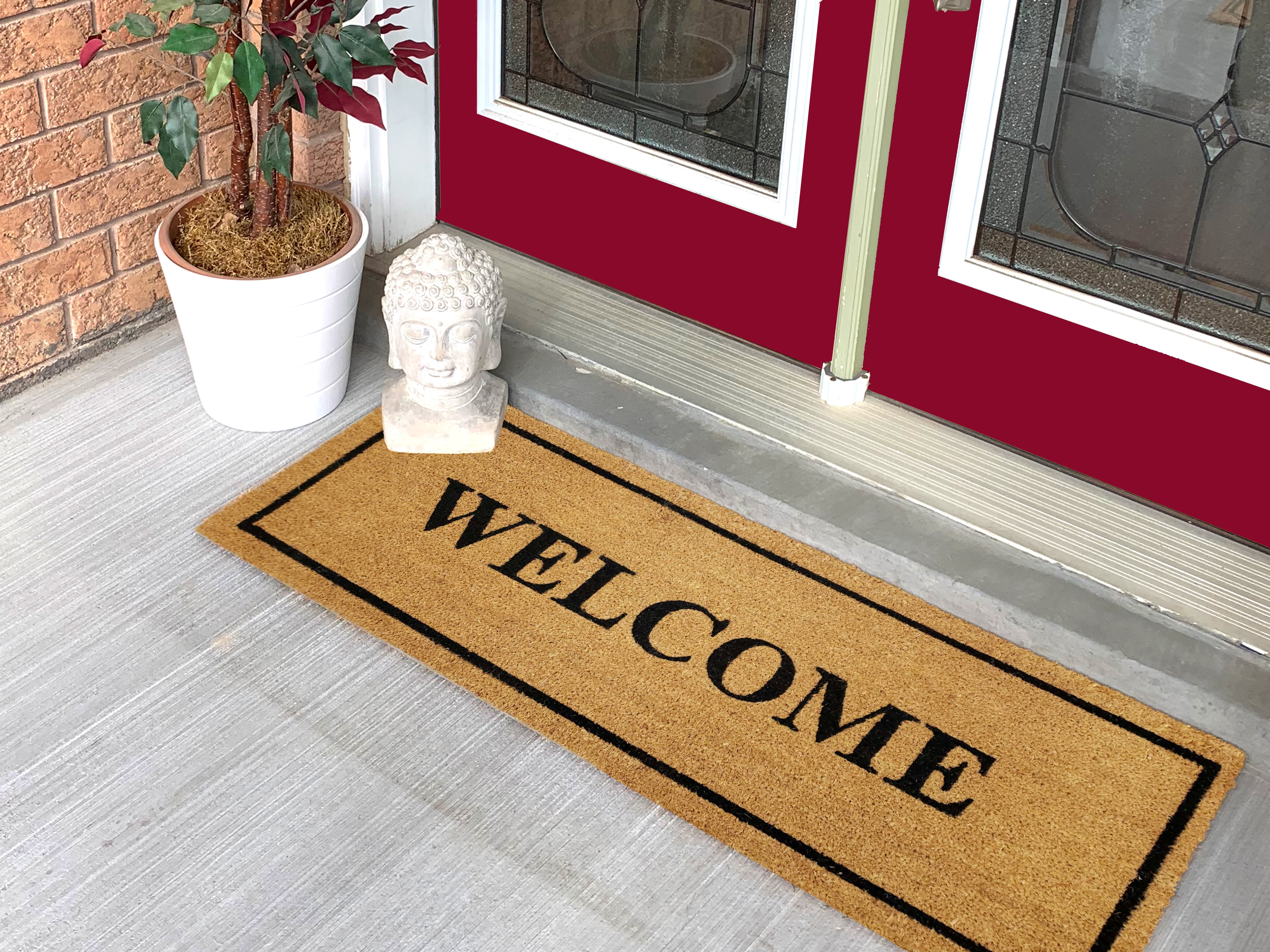 Welcome Large Coir Double Door Mat Niv2009 Walmart Canada
