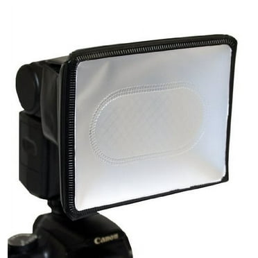 Soft Box Flash Diffuser with Dual Mounting - Walmart.com