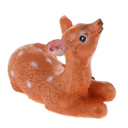 Mini Resin Deer Figurines Creative Gifts for Birthday Party Home/Office ...