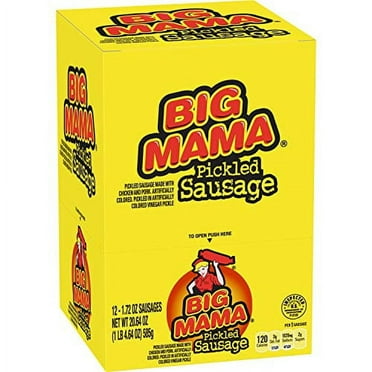 Penrose Big Mama Pickled Sausages, 2.4 oz., 6 Pack - Walmart.com