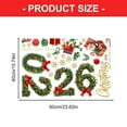 2026 Holiday Window Decal Christmas Greeting Sticker Removable PVC ...