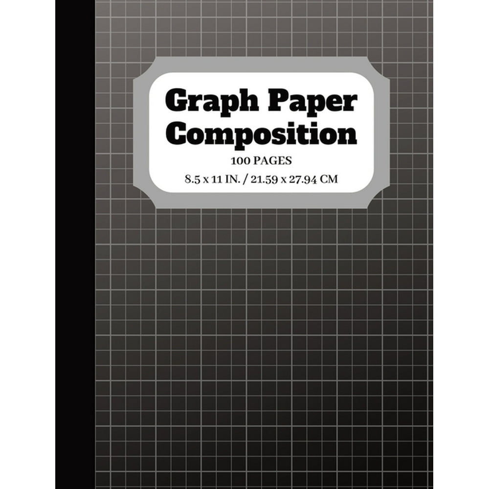 Graph Notebook 8 5 X 11 Graph Paper Composition Notebook Graph Paper