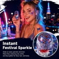 4th of July Glitter Stick – Red White Blue Body Hair Sparkle, Patriotic ...